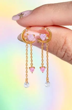 GIRLS CREW Cosmic Love Drop Earrings