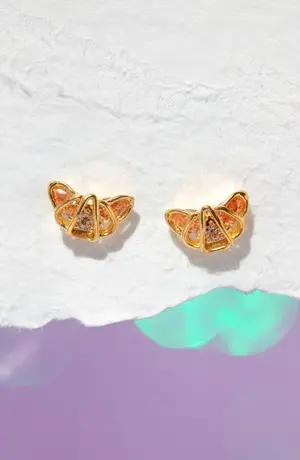 GIRLS CREW Croissant Stud Earrings