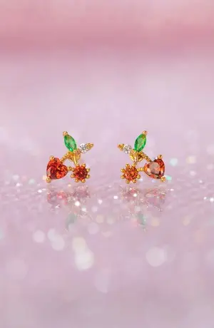 GIRLS CREW Cherry Stud Earrings