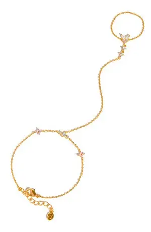 GIRLS CREW Flutter Over You Hand Chain - Gold