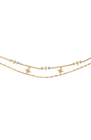 GIRLS CREW Wandering Stars Anklet - Gold