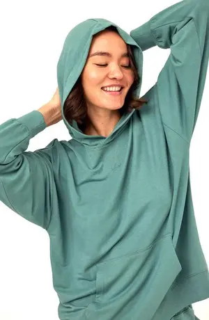 THREADS 4 THOUGHT Sylvie Terry Pullover Hoodie - Spearmint