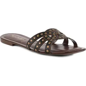 Seychelles Treasure Studded Slide Sandal - Black