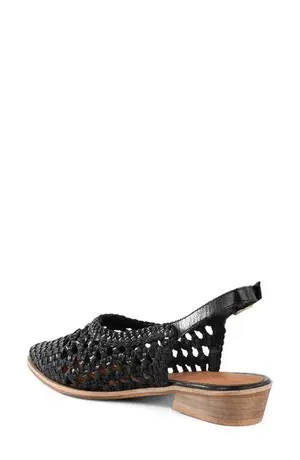 Seychelles Roxanne Slingback Flat - Black