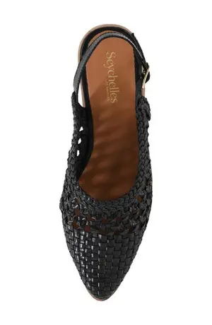 Seychelles Roxanne Slingback Flat - Black