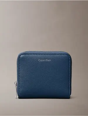 Calvin Klein Foil Logo Square Zip Wallet - Key Largo