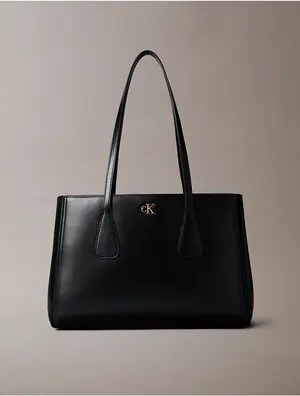 Calvin Klein Monogram Medium Work Tote Bag