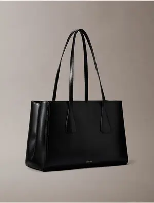 Calvin Klein Monogram Medium Work Tote Bag