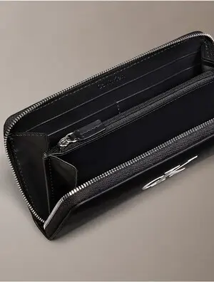 Calvin Klein Bold Monogram Long Zip Wallet