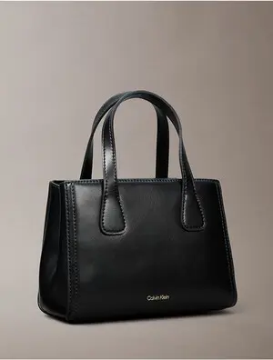 Calvin Klein Monogram Mini Tote Crossbody Bag