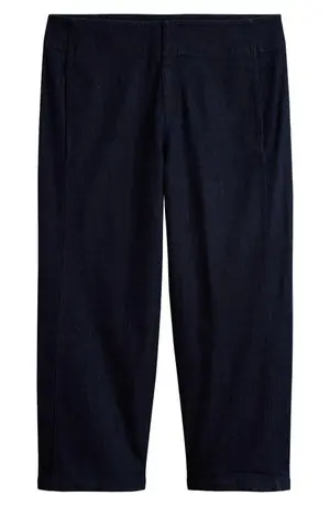 Eileen Fisher Wide-leg Stretch Denim Pants - Deep Indigo