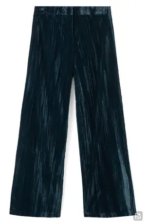 Mango Straight Velvet Pants