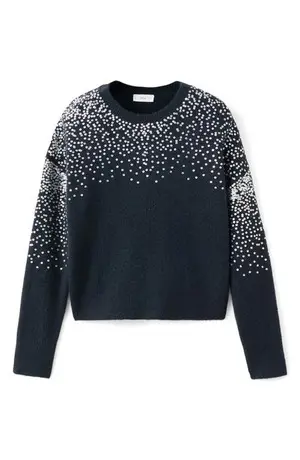 Mango Sequin Embellished Sweater