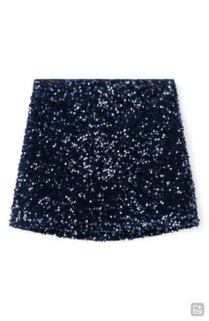 Mango Sequin Miniskirt