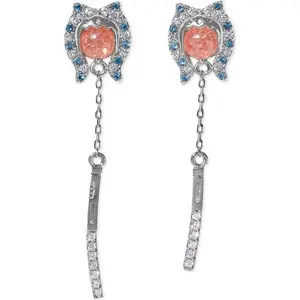 GIRLS CREW Star Wars™ Ahsoka Tano™ Drop Earrings - Silver