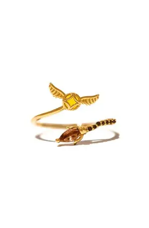 GIRLS CREW Harry Potter™ En Snitch Bypass Ring - Gold