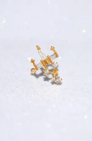 GIRLS CREW Star Wars™ X-wing™ Ear Cuff - Gold