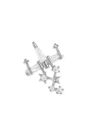 GIRLS CREW Star Wars™ X-wing™ Ear Cuff - Silver
