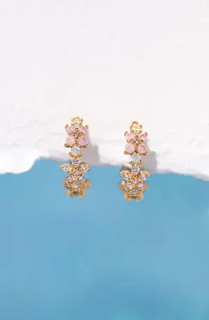 GIRLS CREW Star Huggie Hoop Earrings