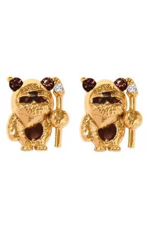 GIRLS CREW Star Wars™ Ewok™ Stud Earrings - Gold