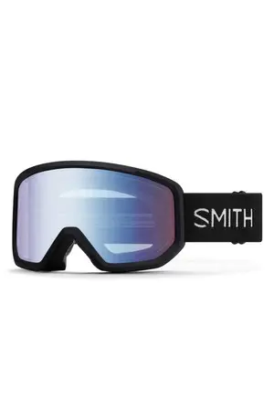 SMITH Transfer Low Bridge Snow Goggles - Black/blue Sensor Mirror