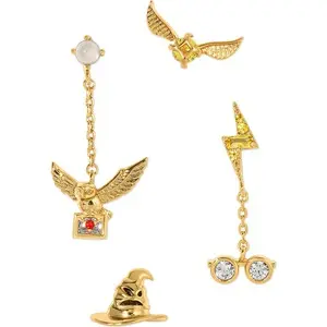 GIRLS CREW Harry Potter™ Back To Hogwarts Earring Set - Gold