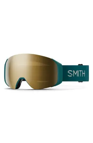 SMITH 4d Mag™ Chromapop™ Low Bridge Snow Goggles - Malachite/chromapop Sun Black