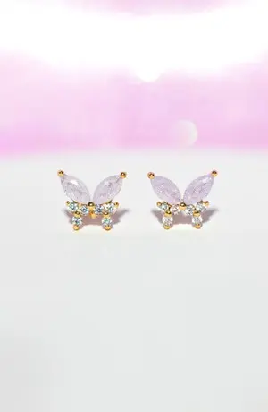 GIRLS CREW Butterfly Stud Earrings