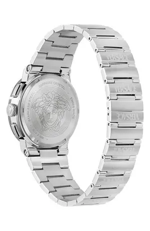 Versace Greca Logo Chronograph Bracelet Watch
