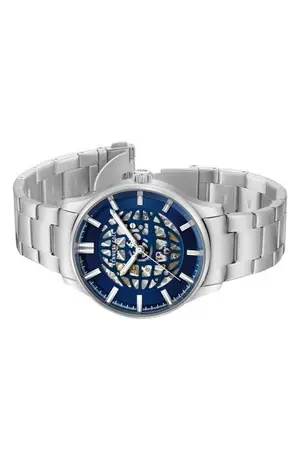 KENNETH COLE Thompson Automatic Bracelet Watch - Silver