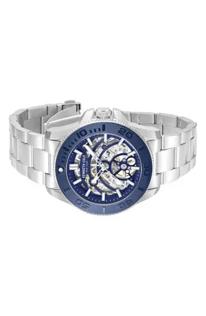 KENNETH COLE Skeleton Automatic Bracelet Watch