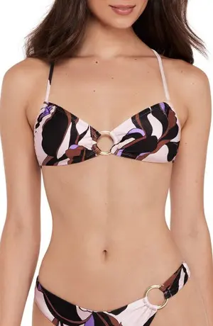 Steve Madden O-ring Bikini Top - Multi