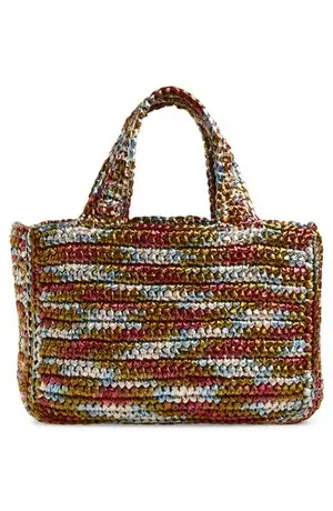 Valentino Garavani Small Viva Superstar Raffia Tote