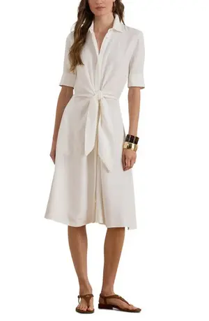 Ralph Lauren Tie Detailed Day Dresses