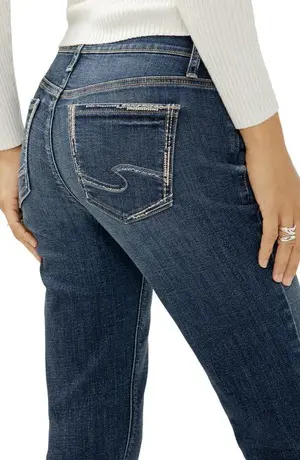 SILVER JEANS CO. Elyse Mid-rise Bootcut Jeans