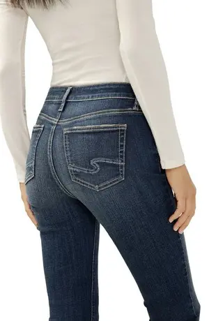 SILVER JEANS CO. Elyse Crop Skinny Jeans