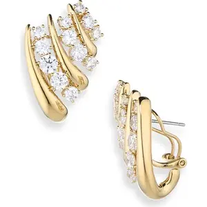 Nadri Phenom J-hoop Earrings - Gold