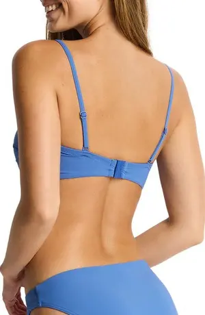 SEA LEVEL Essentials Edit Twist Front Bikini Top