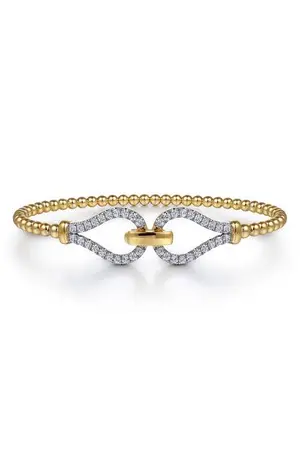 GABRIEL & CO. Diamond Link Bracelet - Gold