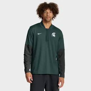 Nike Michigan State Spartans One Goal Performance Half-zip Pullover - Green