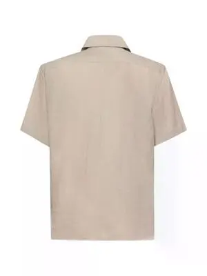 Eleventy Chest-pocket Short-sleeve Shirt - Neutrals