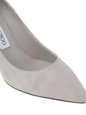 JIMMY CHOO Romy 85 Pointed Pumps - Grey
