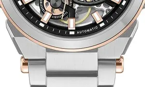 KENNETH COLE Skeleton Automatic Bracelet Watch - Silver