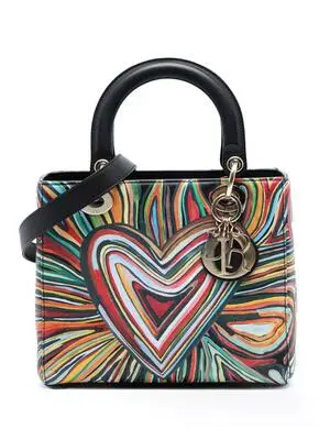 Dior 2018 Limited Edition Dioramour Medium Lady Satchel - Black