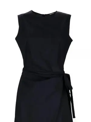 Aspesi Tie-waist Midi Dress - Blue