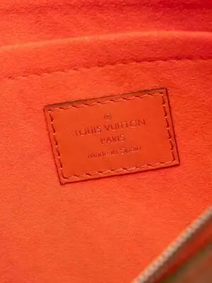 LOUIS VUITTON Epi Neverfull Pouch - Orange