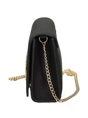 Moschino Logo-lettering Crossbody Bag - Black