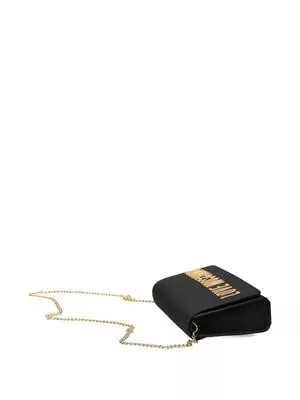 Moschino Logo-lettering Crossbody Bag - Black