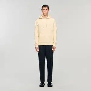 Sandro Heart Patch Cotton Sweatshirt