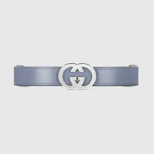 Gucci Interlocking Leather Bracelet